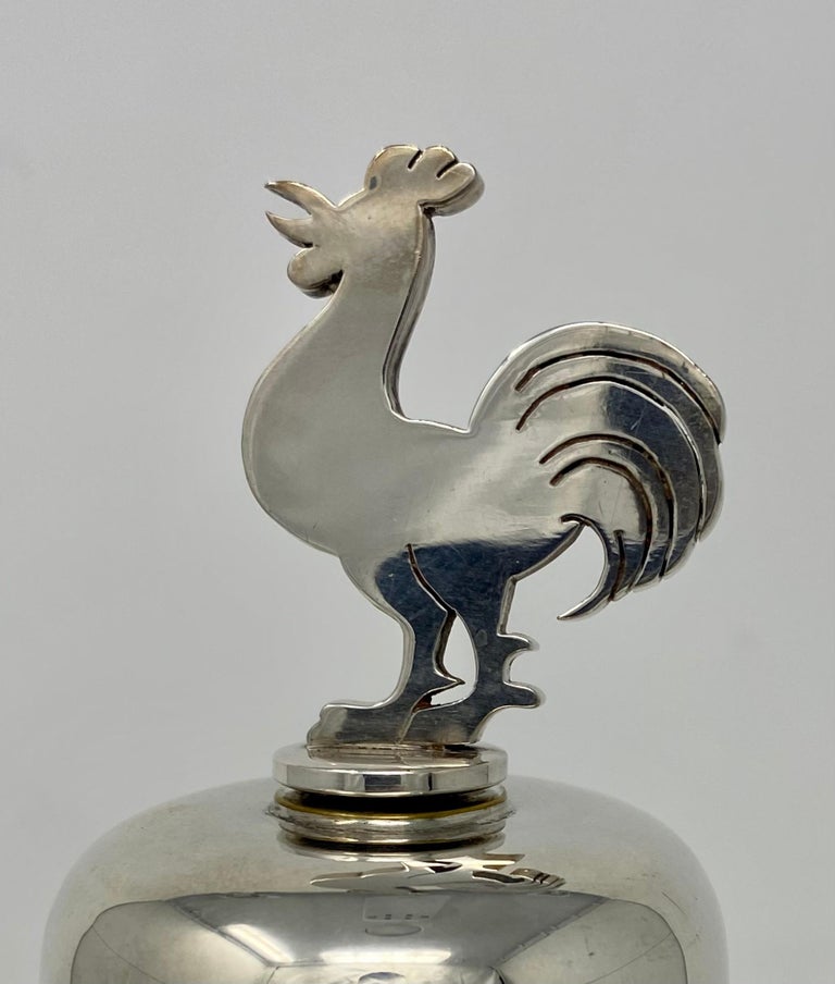 Estate Art Deco "Rooster" Cocktail Shaker, circa 1950 For Sale at 1stDibs