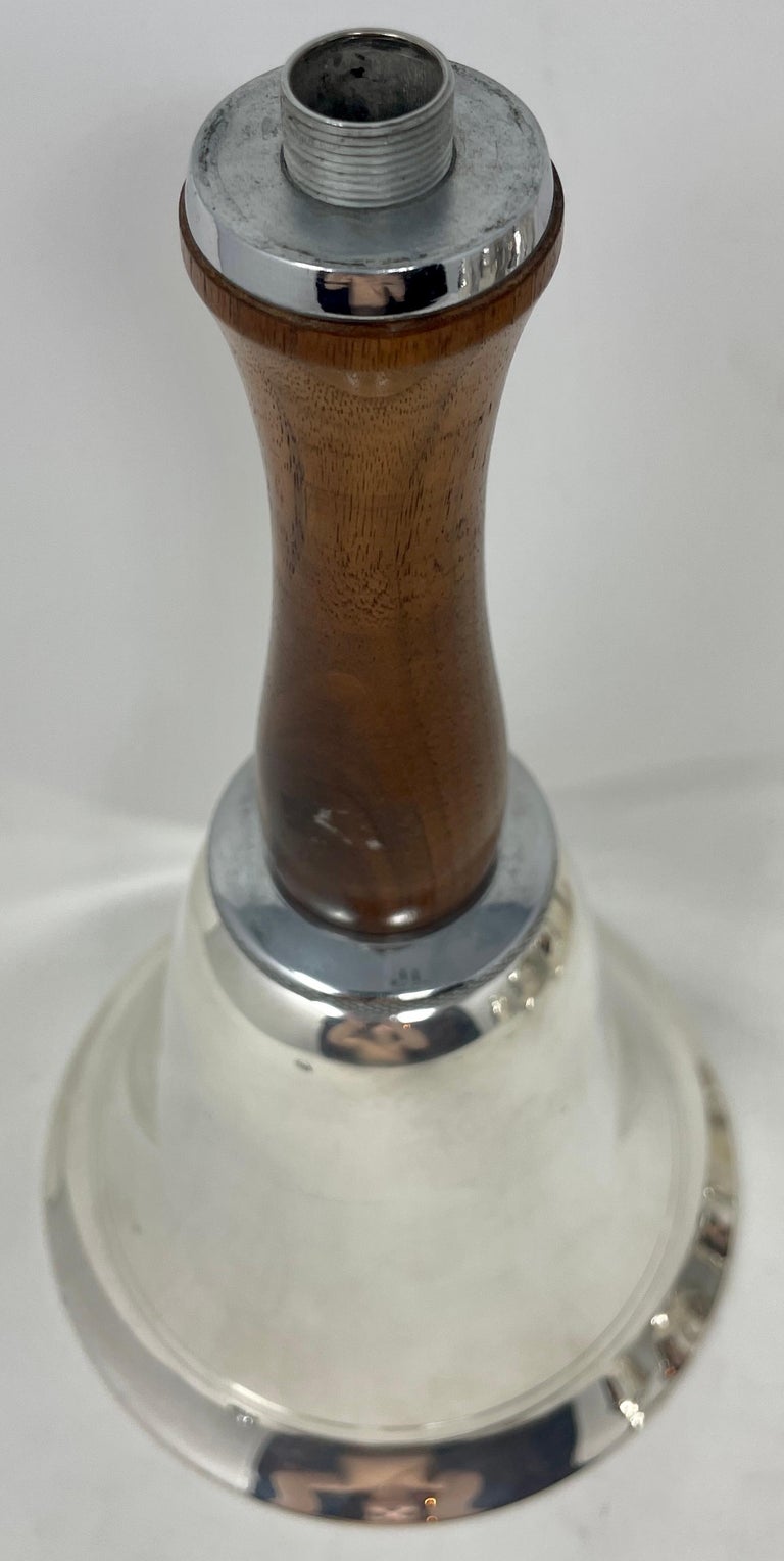 Estate Art Deco Silver Plated "Town Crier" Bell Cocktail Shaker, circa ...