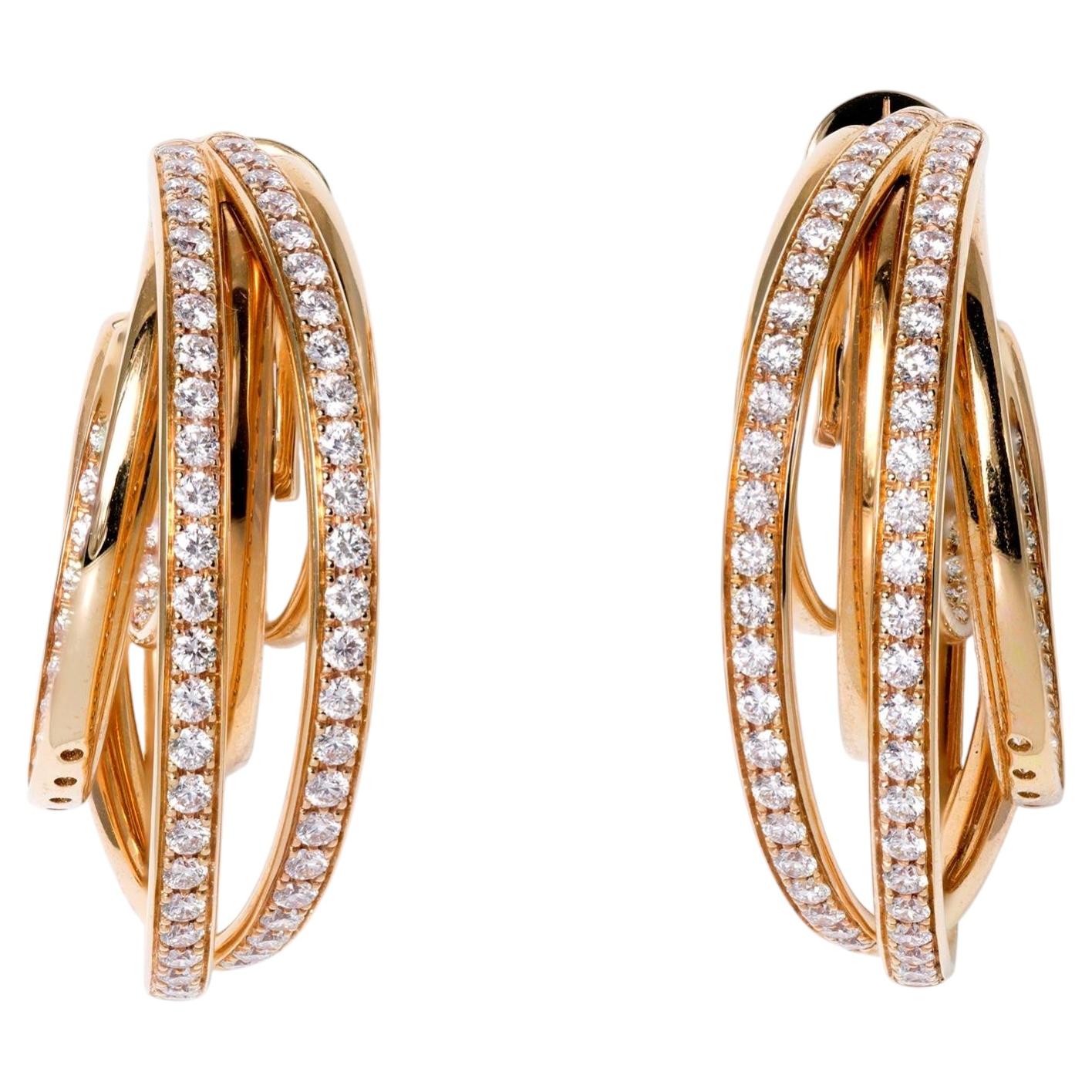 Pomellato Nudo Petit 5ct Prasiolite 18K Rose Gold Earrings For Sale at ...