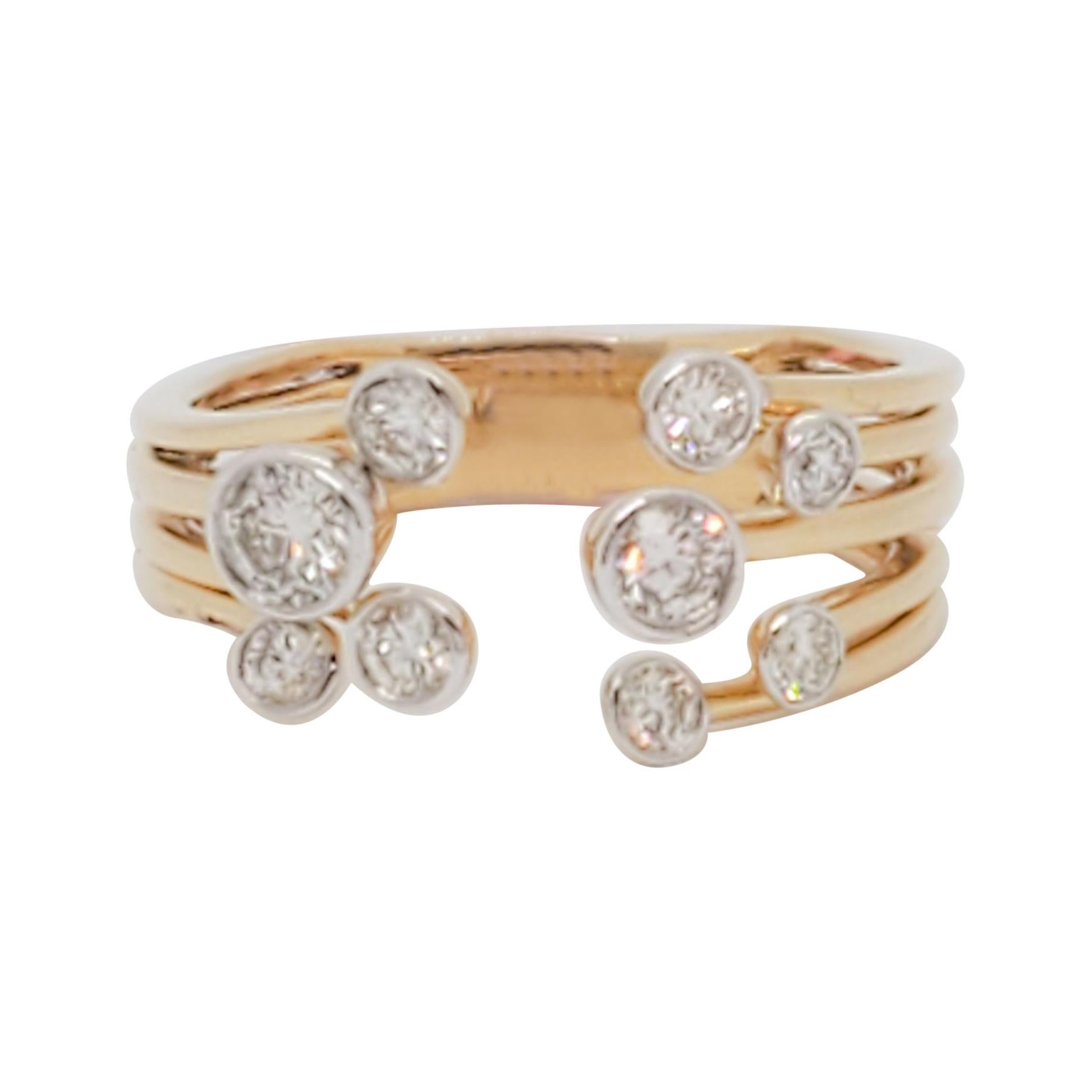 Chanel Matelasse Diamond Yellow Gold Ring at 1stDibs | chanel matelasse ...