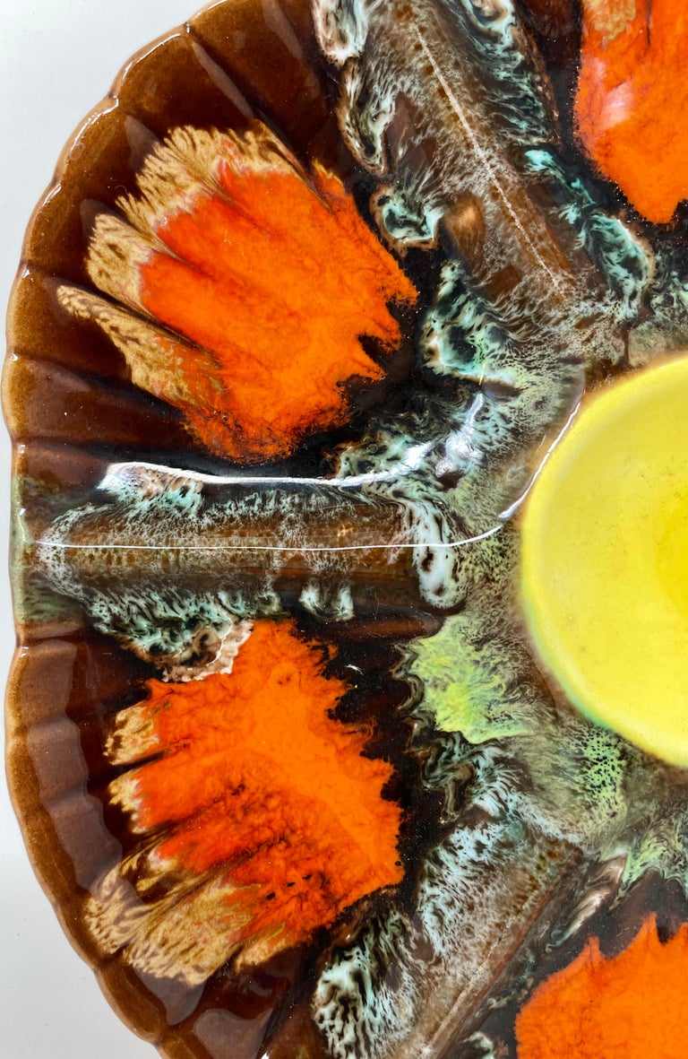 Estate French Faience Hand-Made Vallauris Pottery Porcelain Shaped ...