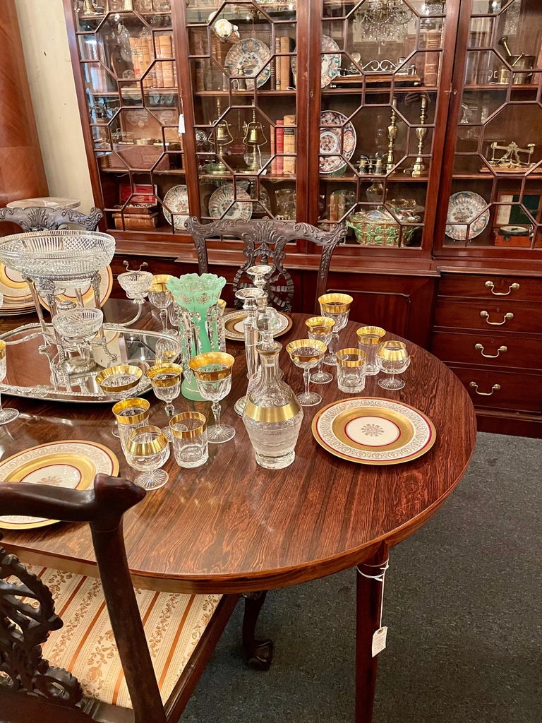 Estate German Moser Gold-Leaf and Cut Crystal Carlsbad Region Decanter ...