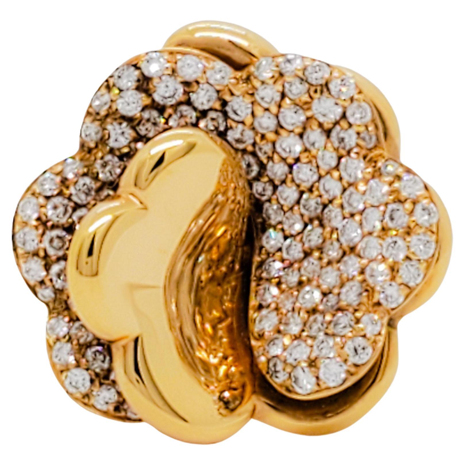 Dior Multi Colored Gemstone Cluster Ring in 18K Yellow Gold For Sale at ...