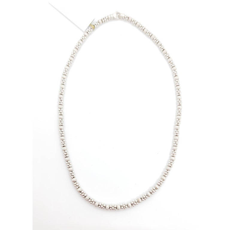Estate H. Stern 18k White Gold Antiga Necklace For Sale at 1stDibs