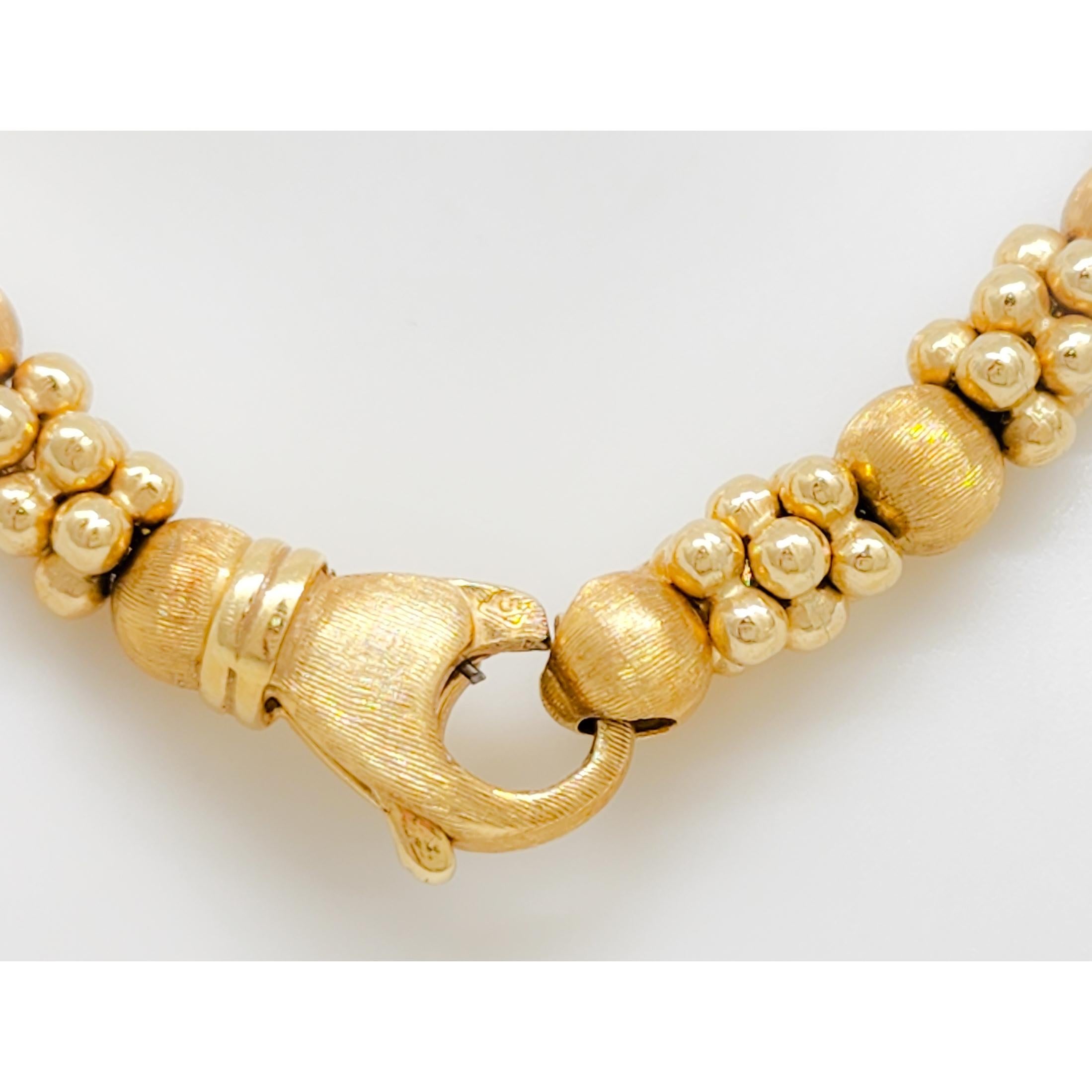 Estate H. Stern 18k Yellow Gold Antiga Necklace For Sale at 1stDibs