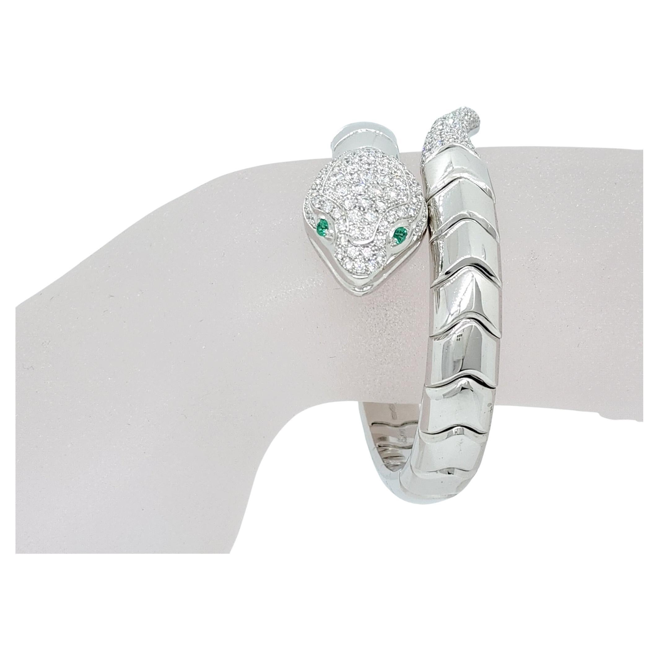 Estate Leo Pizzo Italian Serpent Bracelet For Sale at 1stDibs