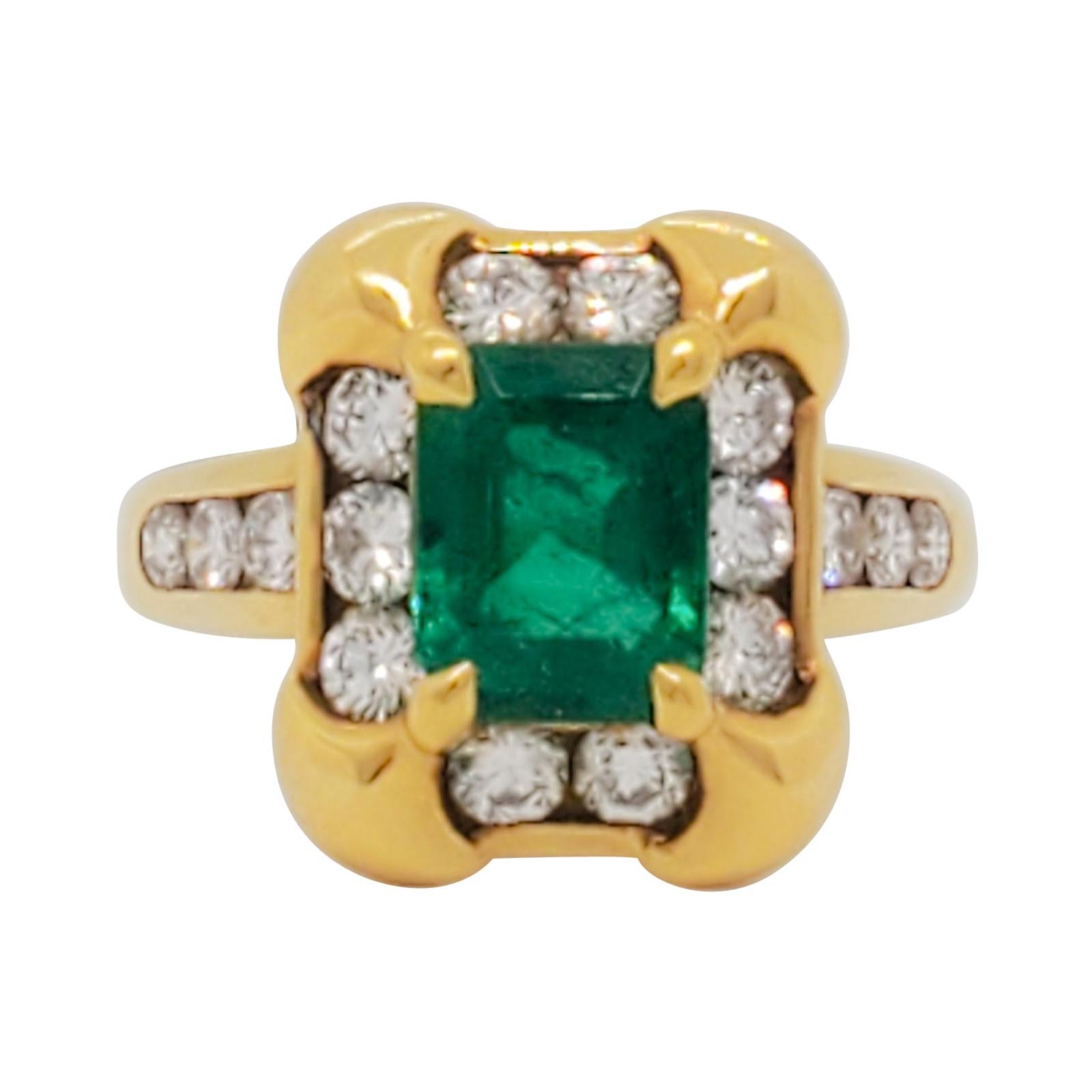 Mauboussin Ring in 18 Karat Yellow Gold Sapphires and Diamonds For Sale ...