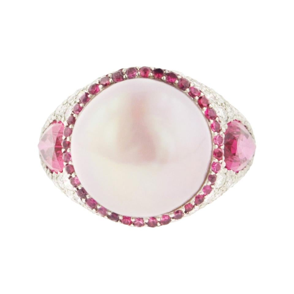 Pink Spinel Ring 3.39 Cararts at 1stdibs
