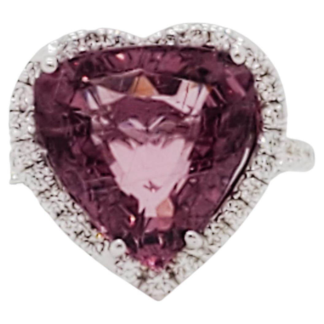 Pink Spinel Diamond Gold Ring For Sale at 1stDibs | pink spinel ...