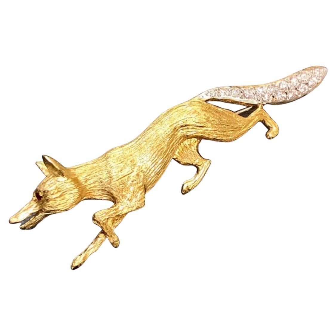 Estate Peter Lindeman 18K Gold Ruby Sapphire and Diamond Liberty Bell ...