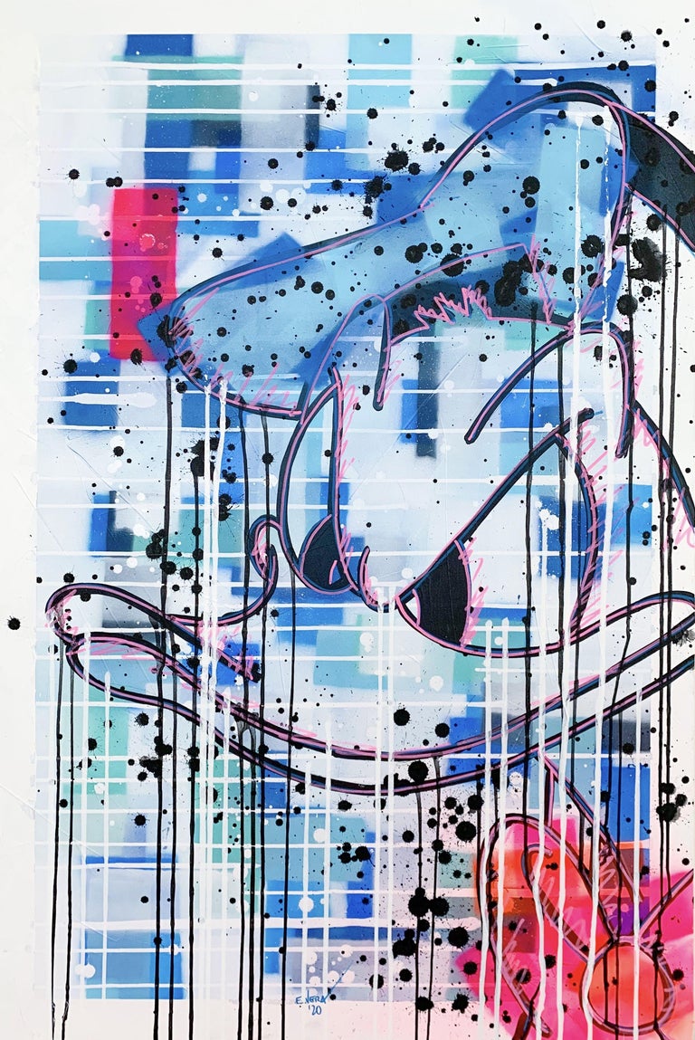 Esteban Vera - Focus, Painting, Acrylic on Canvas For Sale at 1stDibs