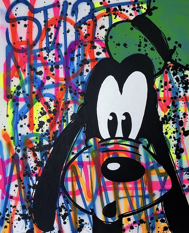 Esteban Vera - Goofy, Painting, Acrylic on Canvas For Sale at 1stDibs
