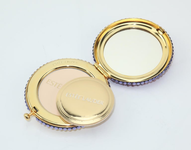 Estee Lauder Crystal Snowflake Powder Compact at 1stDibs | estee lauder ...