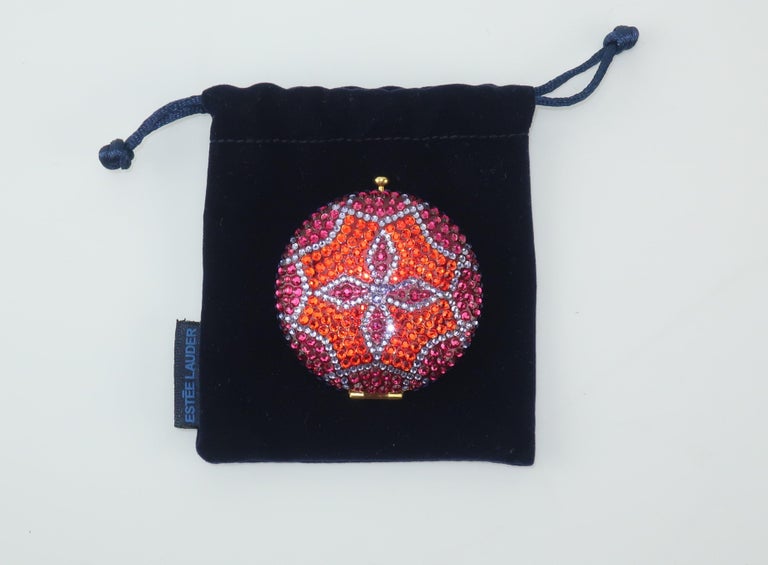 Estee Lauder Crystal Snowflake Powder Compact at 1stDibs | estee lauder ...