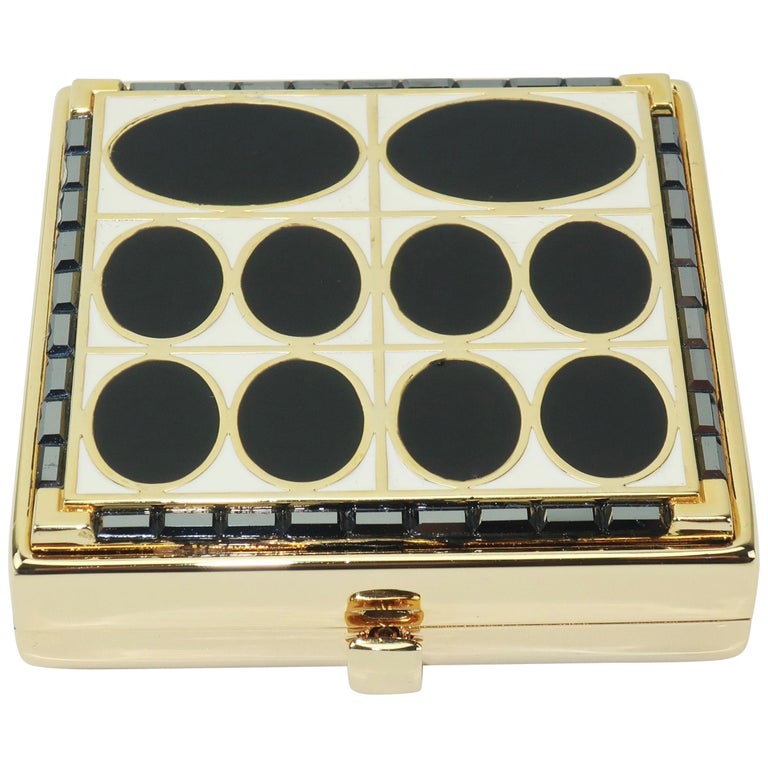 Estee Lauder Evening Art Deco Powder Compact at 1stDibs