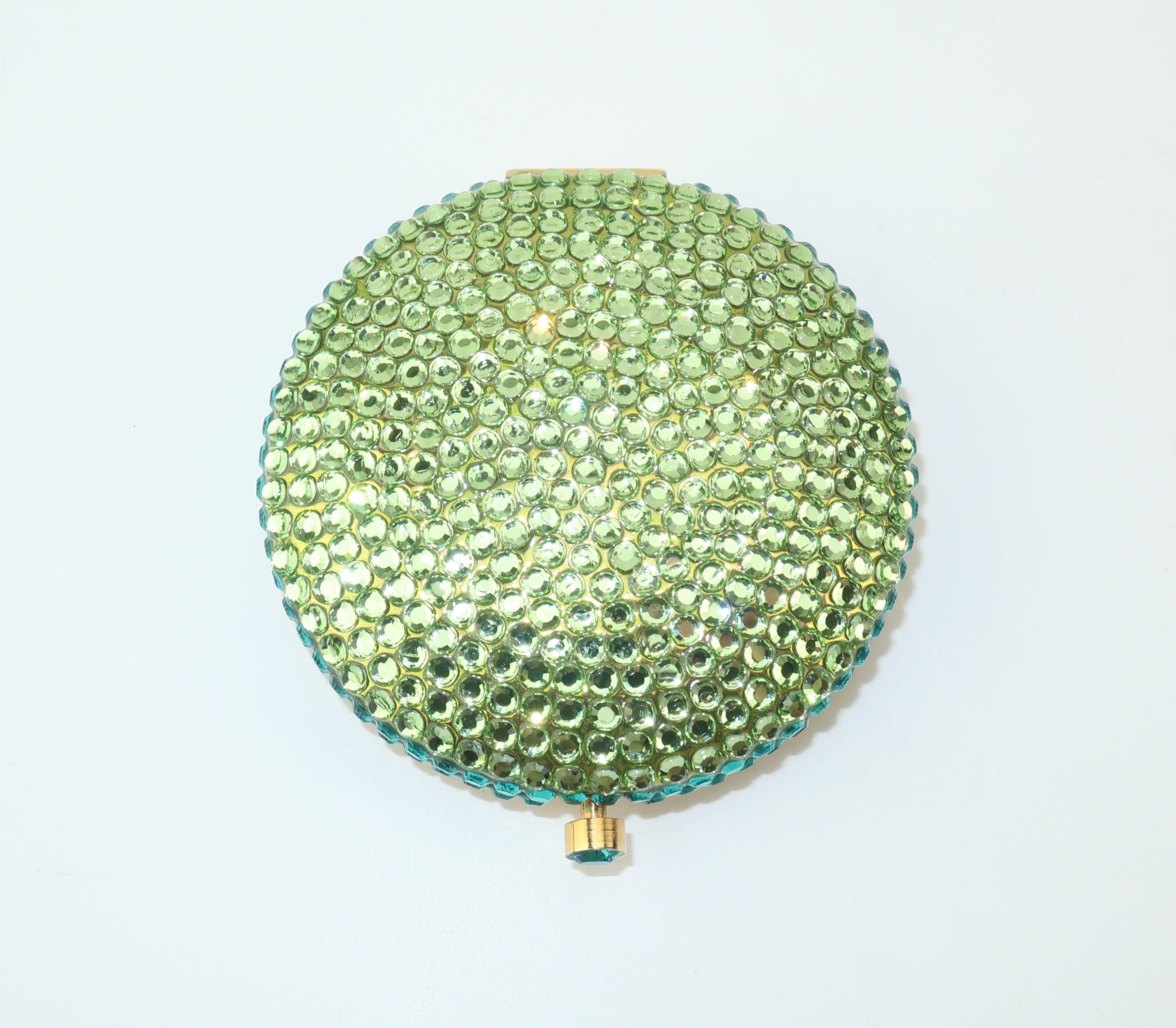 Estee Lauder Pave Crystal Powder Compact For Sale at 1stDibs | estee ...