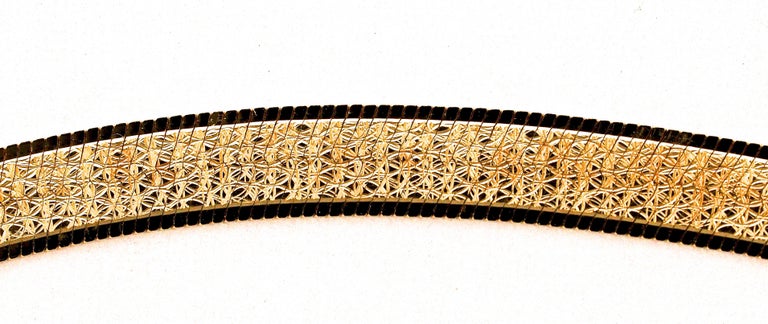 EternaGold Italy 14K Gold Polished Herringbone Link Chain Necklace at ...