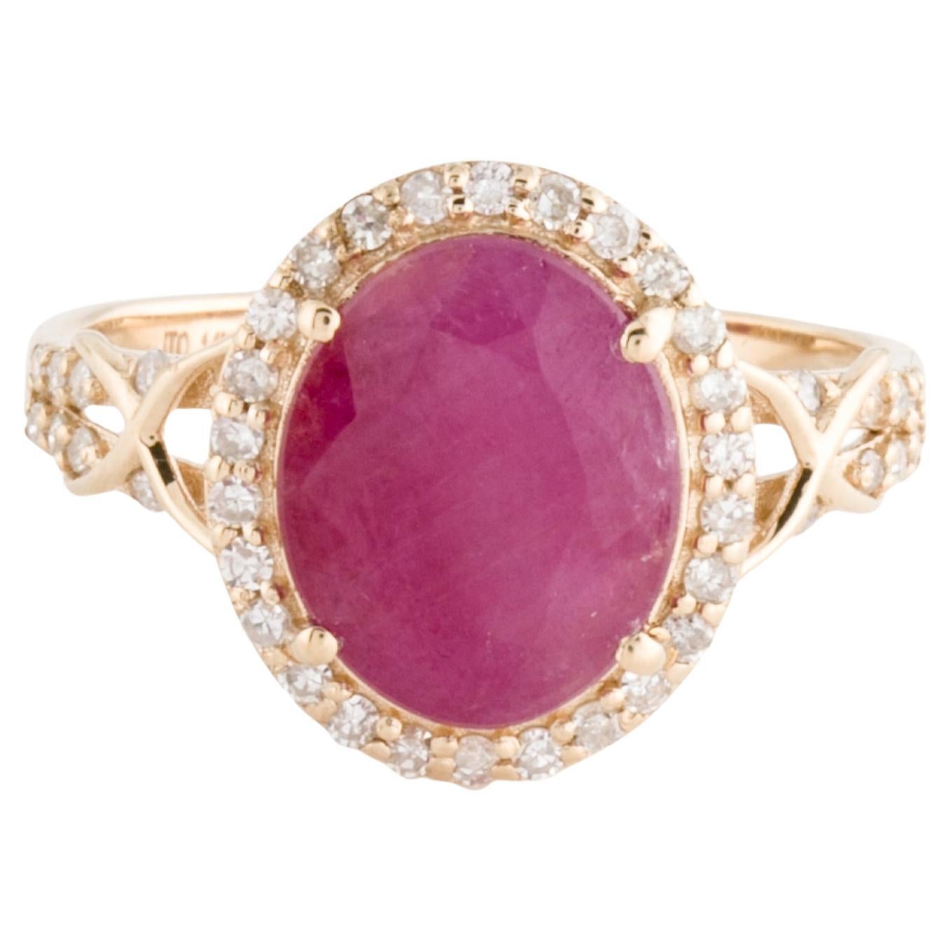 "Eternal Passion Ruby and Diamond Ring from Blooms of Passion Collection" For Sale at 1stDibs