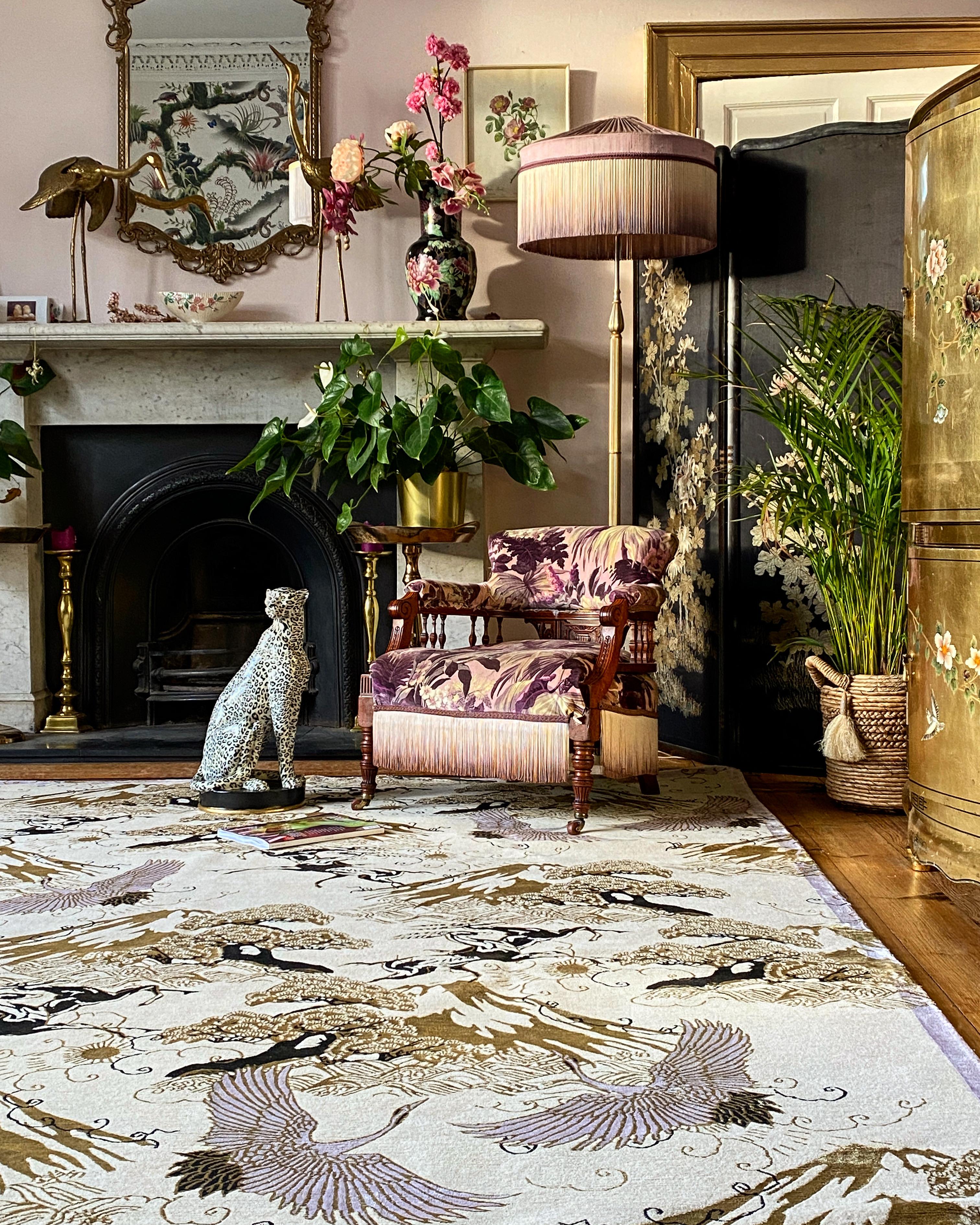 Eternal Toile - Hand Knotted Rug in Wool and Silk by Wendy Morrison For ...