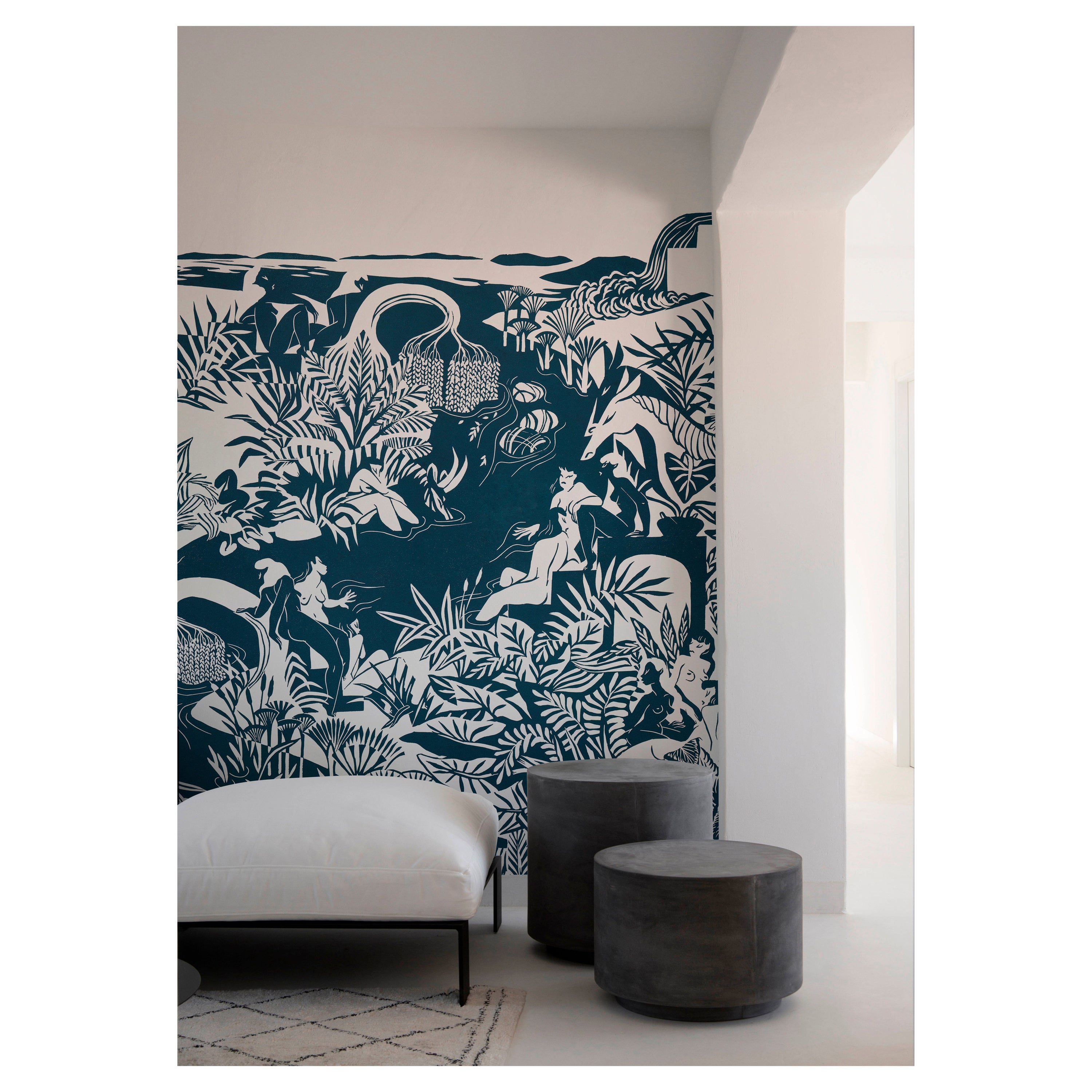 Amazone, Customizable, Digital Printing, Mural Decor For Sale at 1stDibs