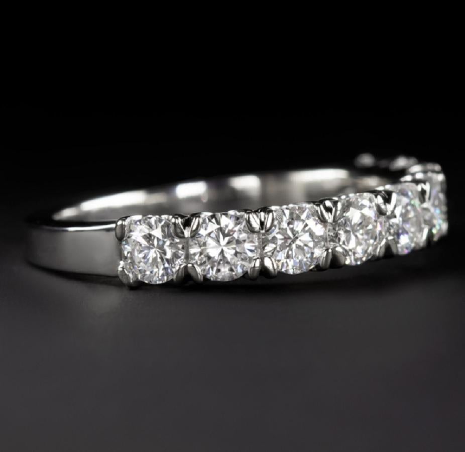 Eternity Band Ring Ideal Cut Diamond Ring For Sale at 1stDibs