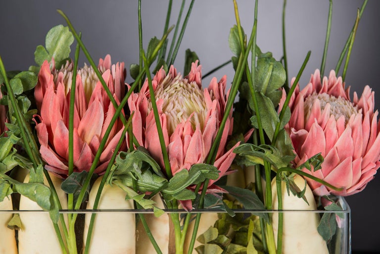 Eternity Rectangular Delfi Vase Set Arrangement, Flowers, Italy For ...