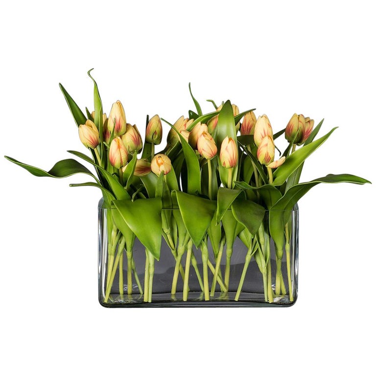 Eternity Rectangular Milos Set Arrangement, Yellow Flowers, Italy For ...