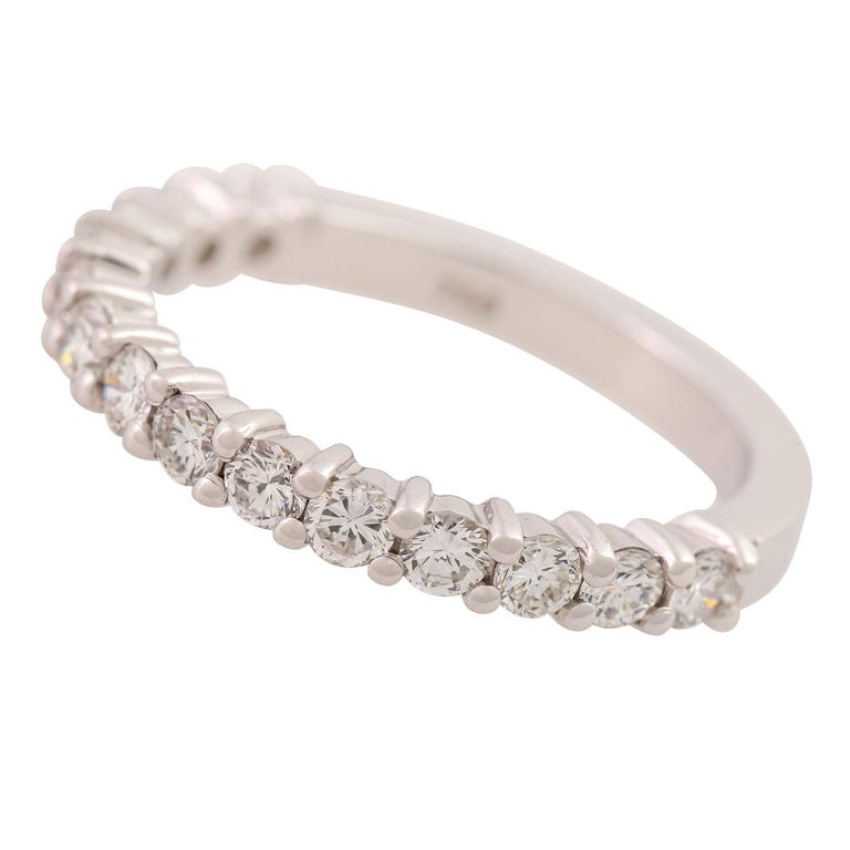 Eternity Ring with 14 Diamonds Total 1.0 Ct For Sale at 1stDibs