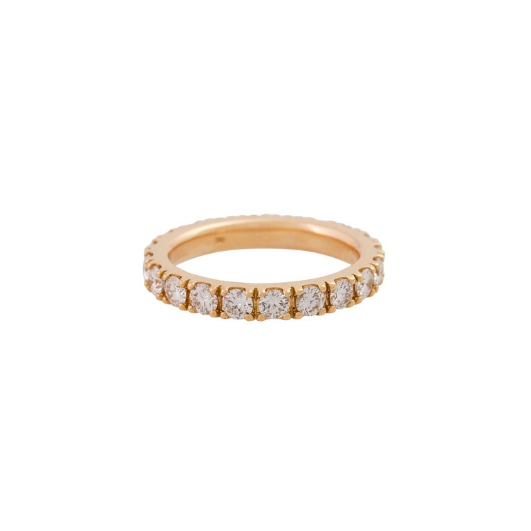 Eternity Ring with 20 Brilliant-Cut Diamonds Totaling 1.74ct, For Sale ...