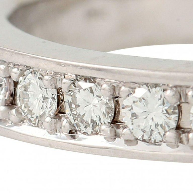 Eternity Ring with 27 Brilliant-Cut Diamonds Totaling 1.0 Ct For Sale ...