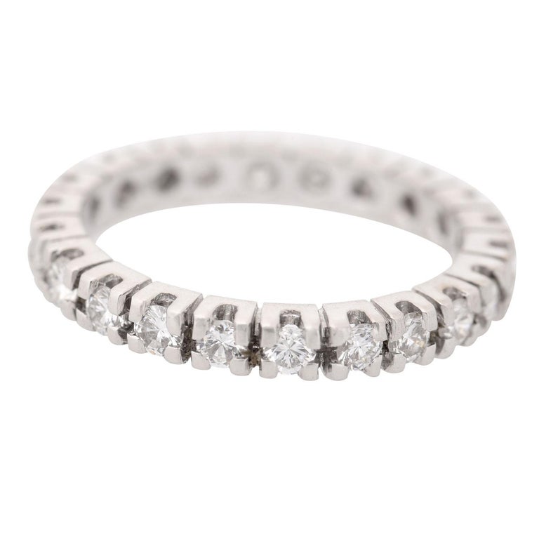 Eternity Ring with Diamonds Total Approx. 0.60 Ct For Sale at 1stDibs
