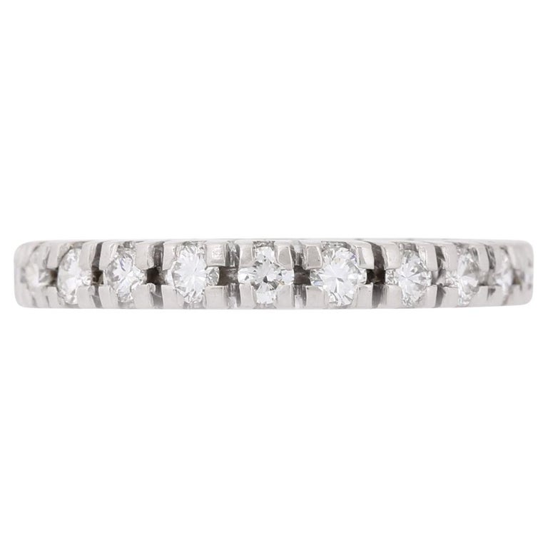 Eternity Ring with Diamonds Total Approx. 0.60 Ct For Sale at 1stDibs