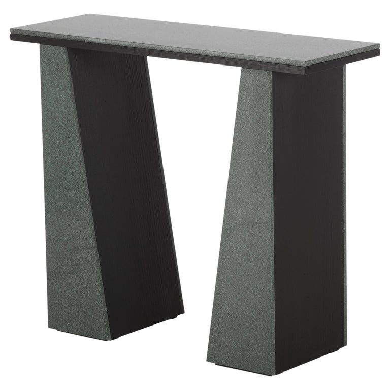 Eterno Sideboard, Green Diabase Stone and Black Wood, Studio Mohs For ...