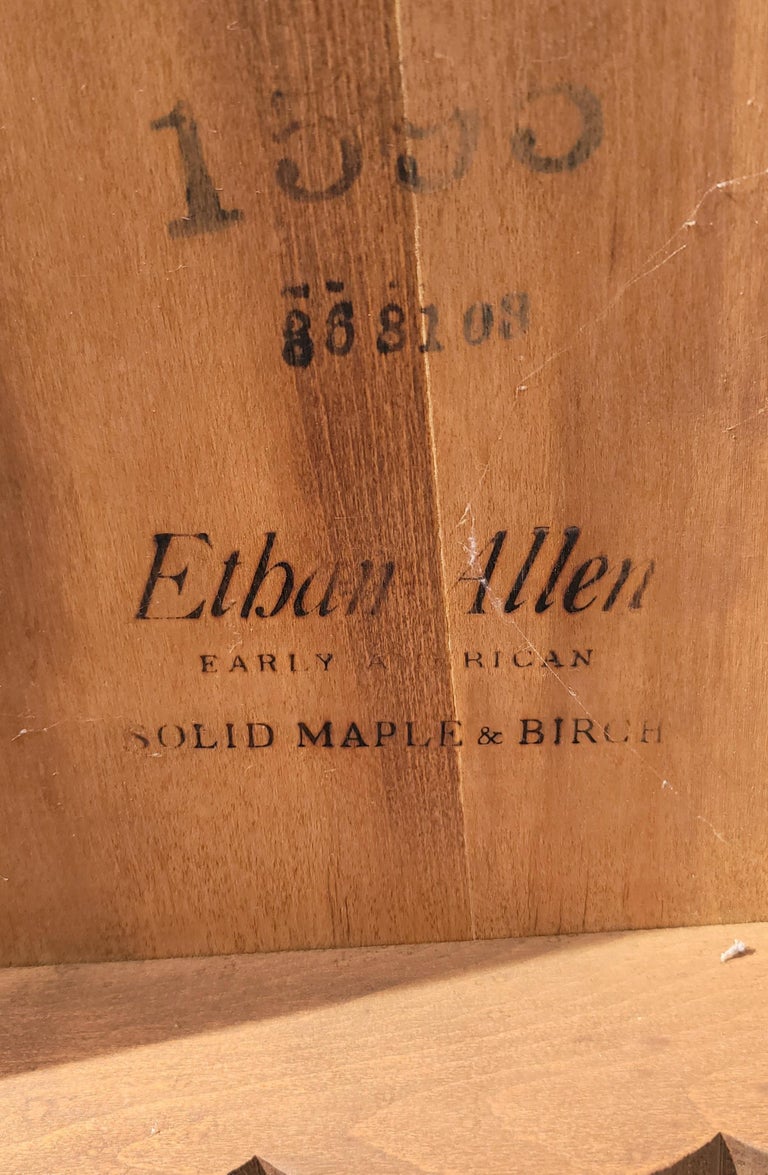 Ethan Allen Early American Tiered Maple and Birch Bobbing Legs Spindles ...