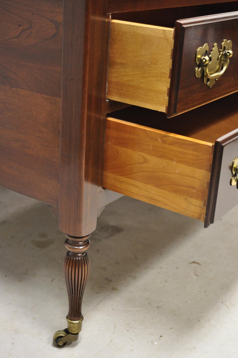 Ethan Allen Georgian Court Cherry Wood Server Sideboard Buffet Sheraton ...