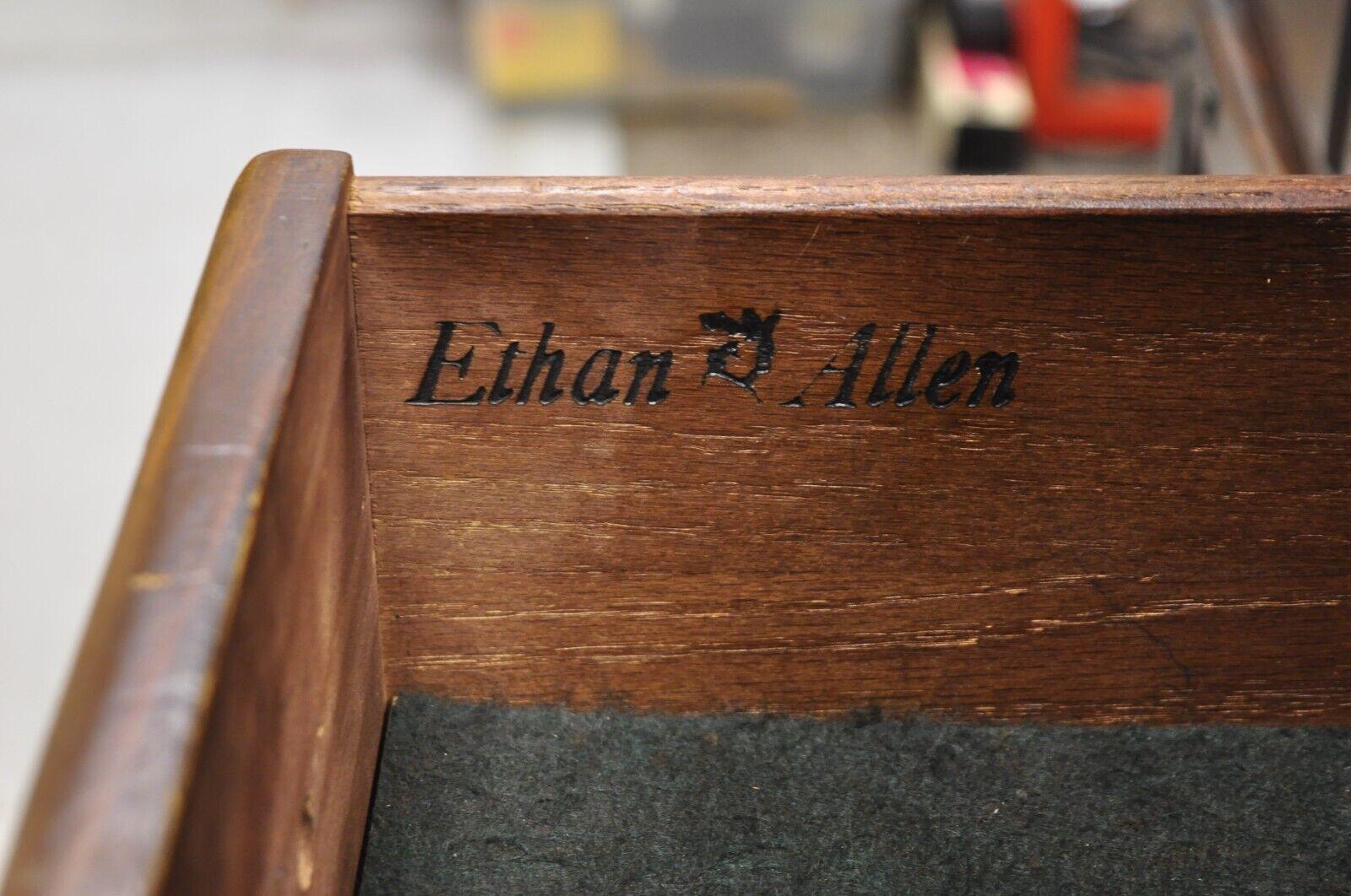 Ethan Allen Old Tavern Antiqued Pine Wood Drysink Cupboard Buffet ...