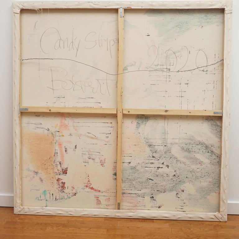 Ethan Boisvert Abstract Painting, "Candy Stripe," 2018 For Sale at 1stDibs