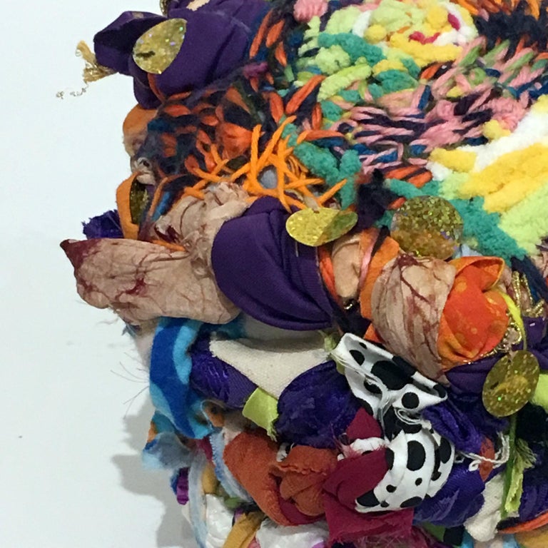 Ethan Meyer - Contemporary Abstract Mixed Media Sculpture, Fabric ...