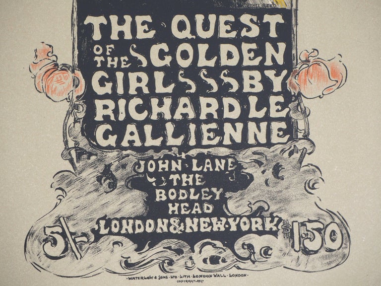 Ethel Reed - The Quest of the Golden Girl - Lithograph (Les Maîtres de ...