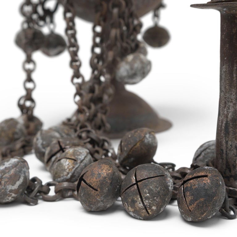 Ethiopian Bronze Hanging Coptic Censer, circa 1850 For Sale at 1stDibs