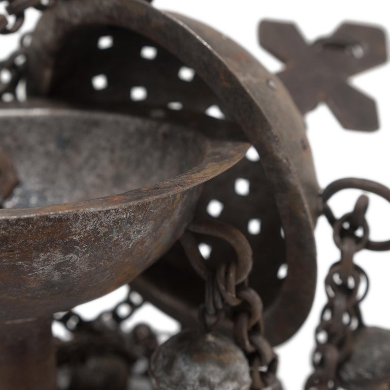 Ethiopian Bronze Hanging Coptic Censer, circa 1850 For Sale at 1stDibs