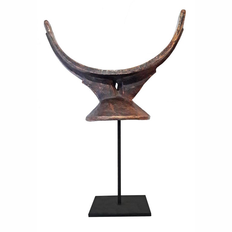 Ethiopian Wood Headrest For Sale at 1stDibs