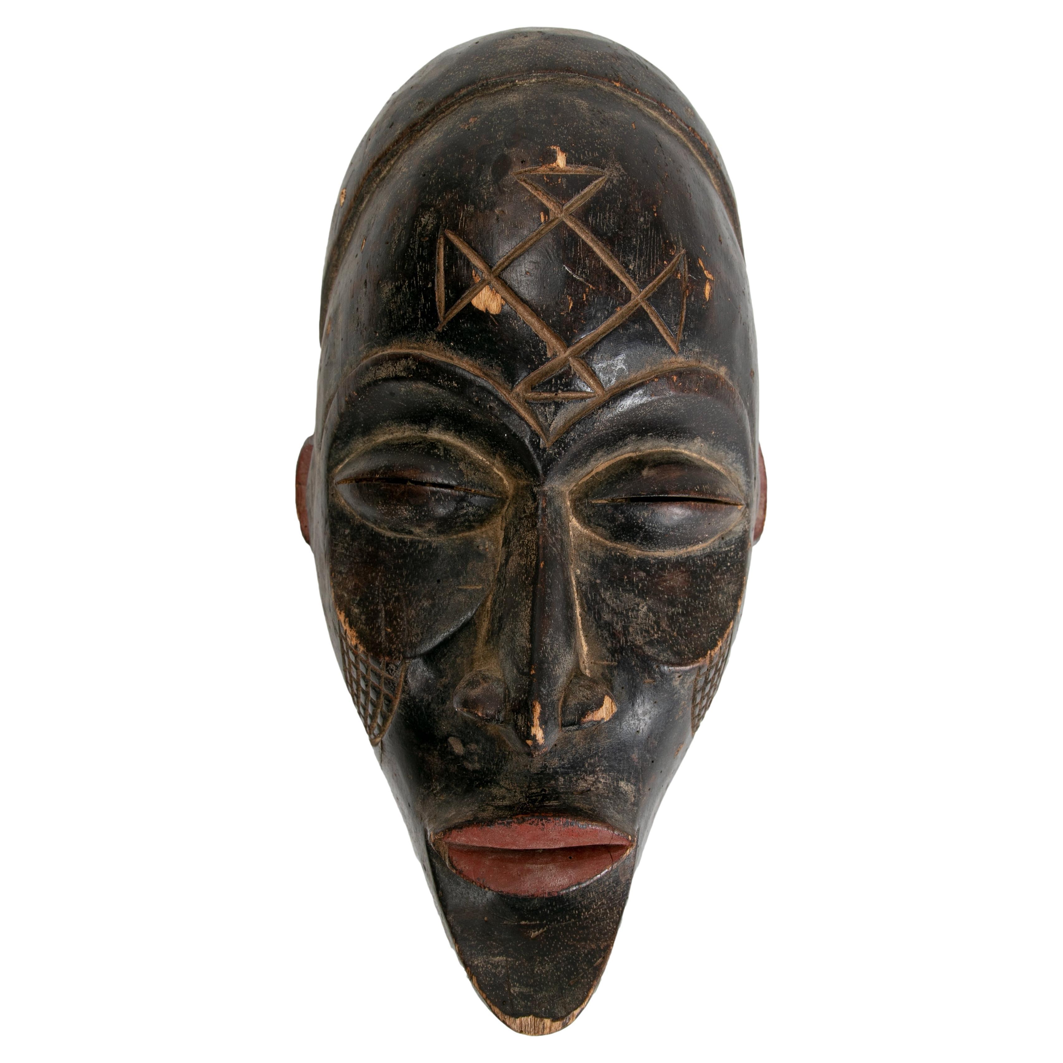 African Ceramic Tribal Mask from Congo at 1stDibs