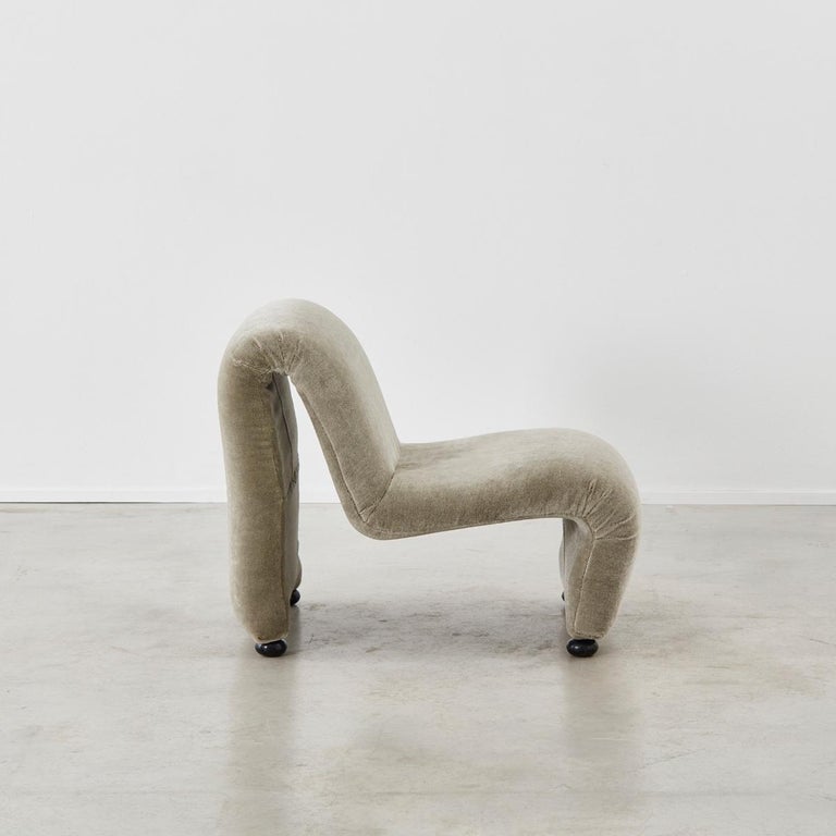 Étienne Fermigier Actual Wavy Lounge Chair, Actual Edition, 1972 at 1stDibs