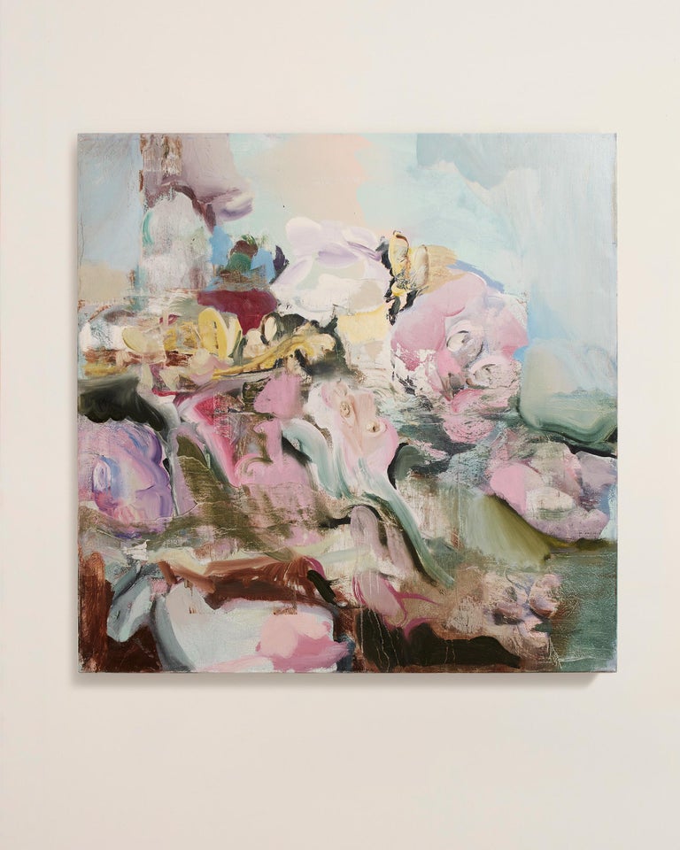 Etienne François - Friends - Large abstract contemporary oil on canvas ...