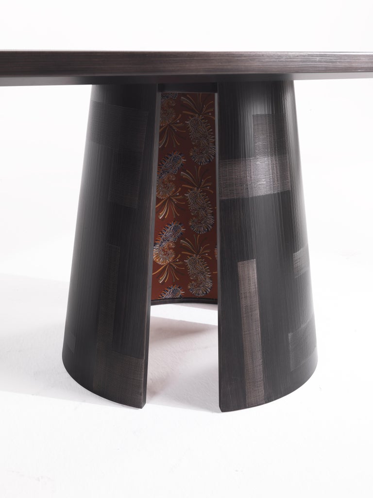 21st Century Aleppo Dining Table with Ox Horn Inlay by Etro Home ...