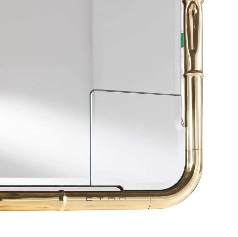 21st Century Delfi Mirror in Polished Brass by Etro Home Interiors For ...