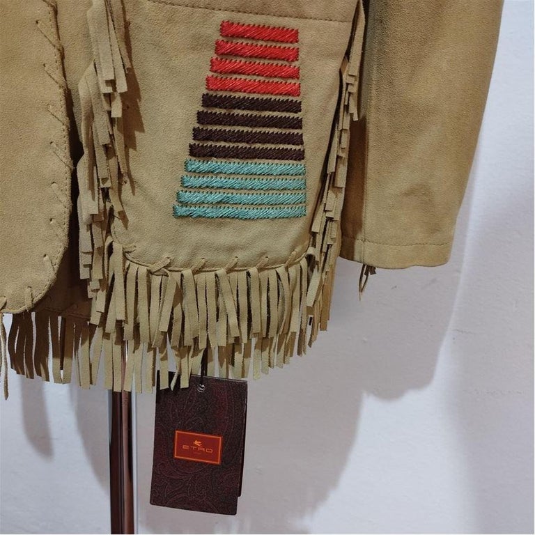 Etro Embroidered jacket size 42 For Sale at 1stDibs