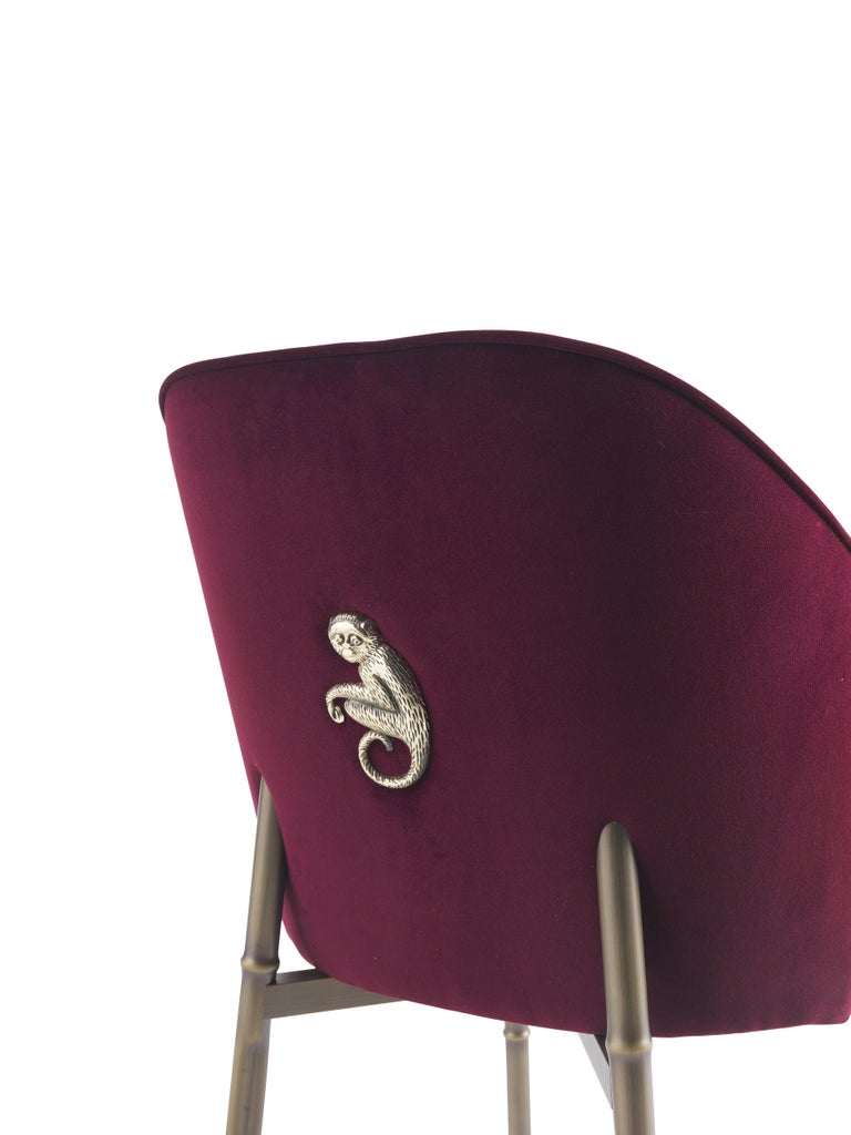 21st Century Frida Chair with Arms in Fabric by Etro Home Interiors For ...