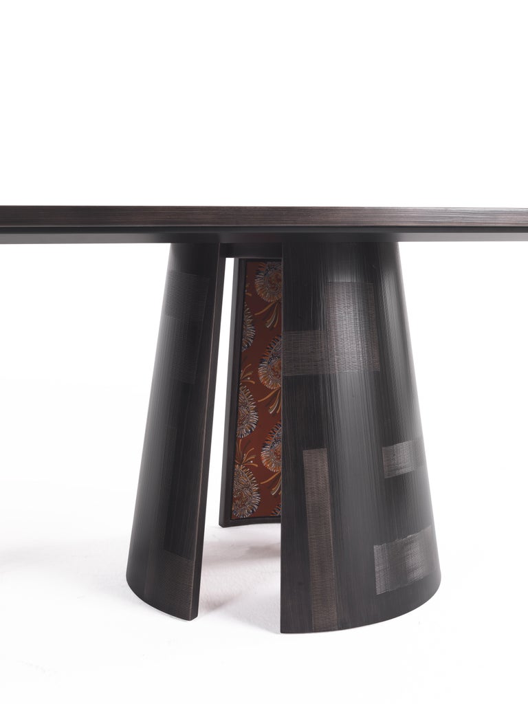21st Century Aleppo Dining Table with Ox Horn Inlay by Etro Home ...